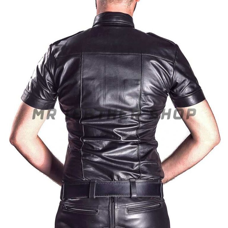 Mens Leather Uniforms - Gay Leather Gear - Mens Leather Outfits